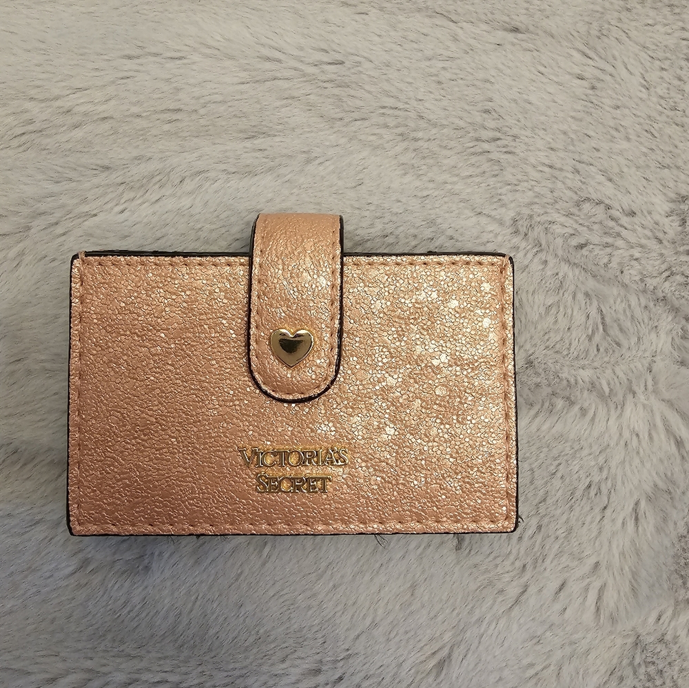 Victoria's Secret Rose Gold Accordion Card Case - Gem